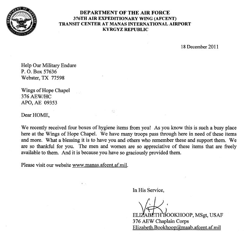 HOME Help Our Military Endure Letters From Our Soldiers